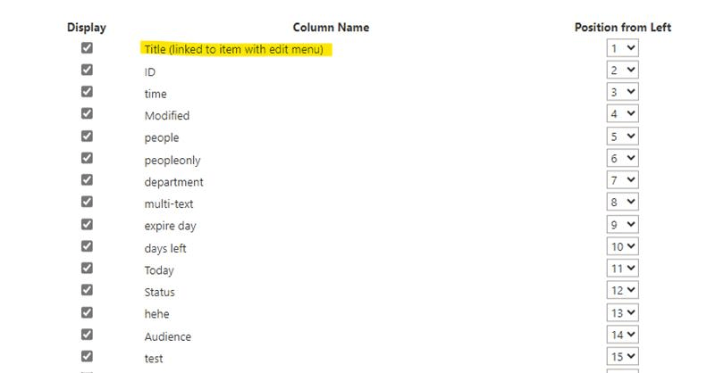 Sharepoint List: Unable to Edit/Delete Collumn - Microsoft Q&A