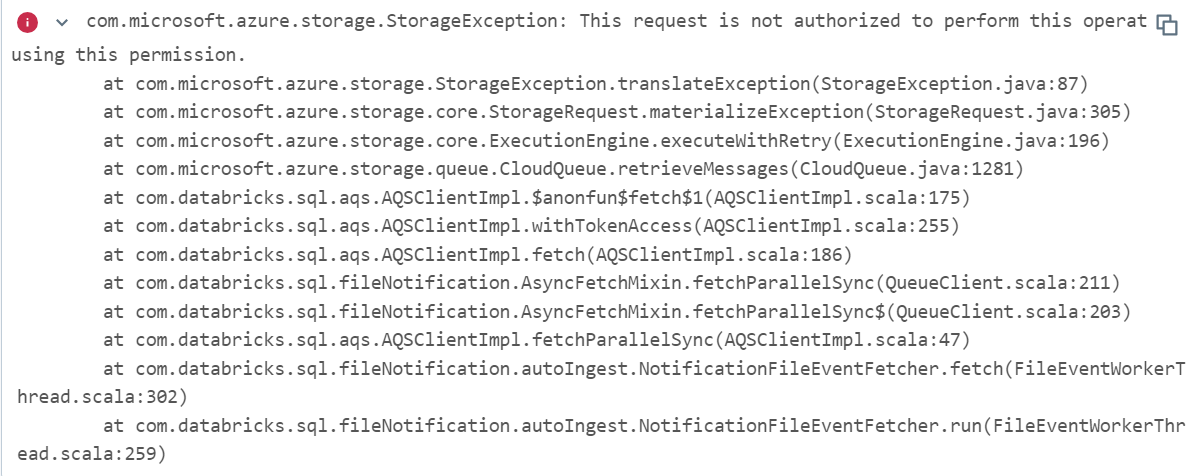 Error While Implementing File Notification Mode Commicrosoftazure