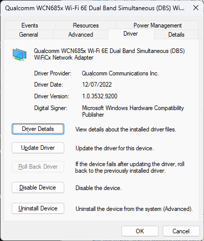 Windows Dev Kit 2023 / Surface Pro 9 with 5G (SQ3 Processor) qcwlan8280 ...