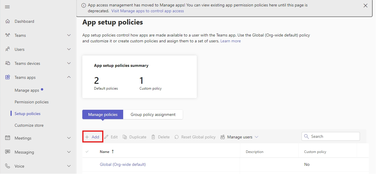 Control what apps is shown in Teams mobile - Microsoft Q&A