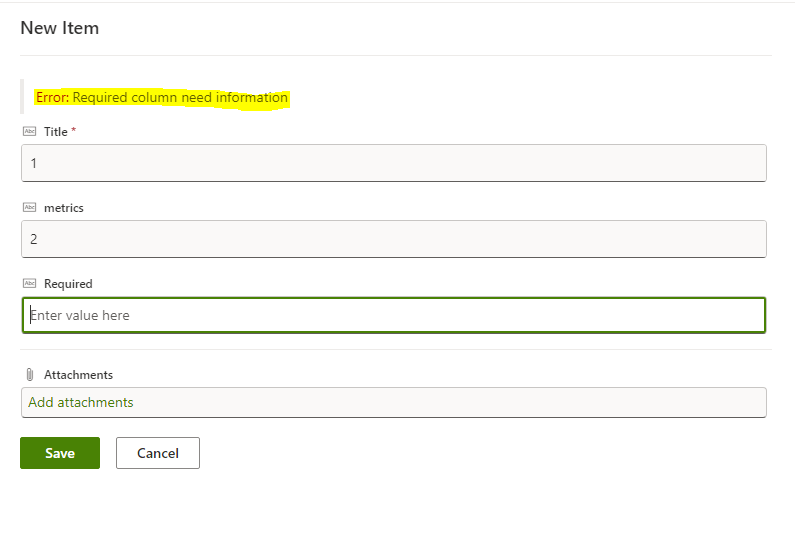 How to create column requirements for existing data? - Microsoft Q&A