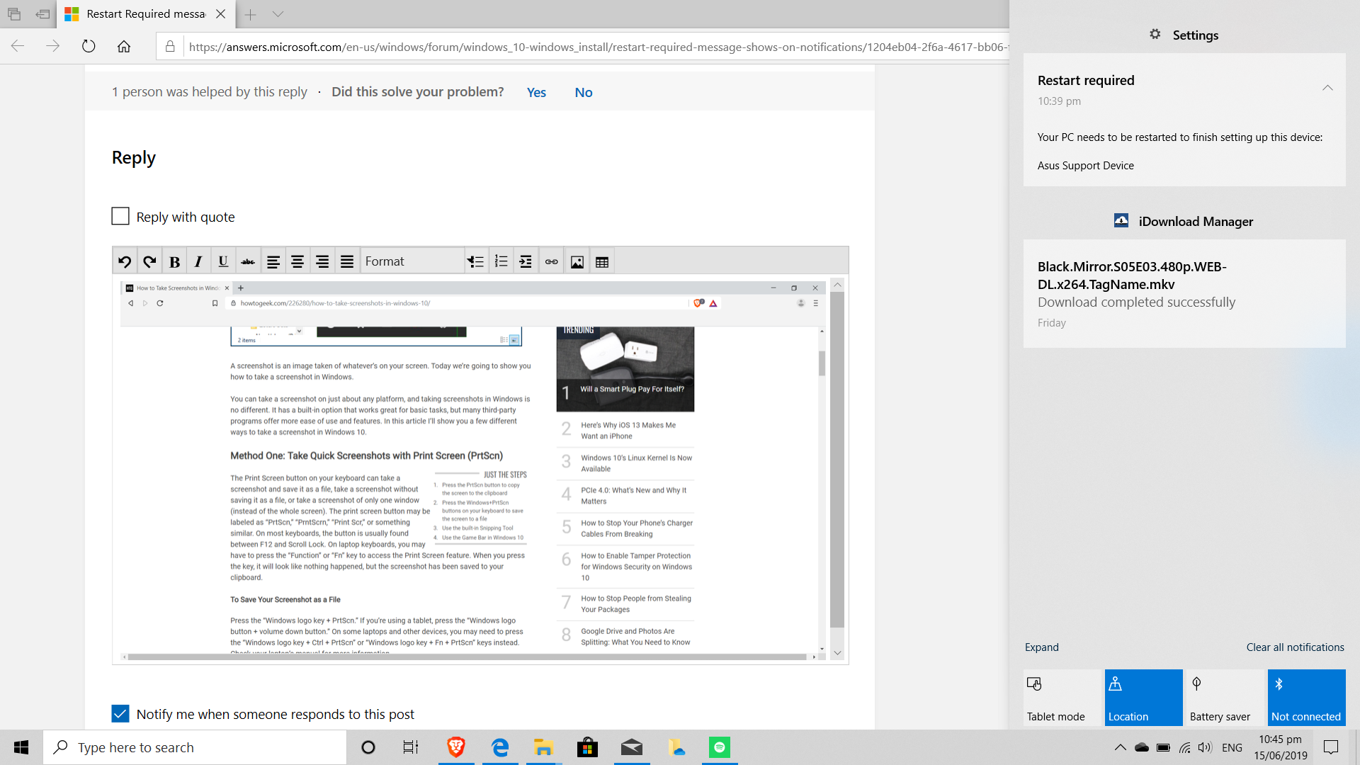 Restart Required message shows on notifications - Microsoft Q&A