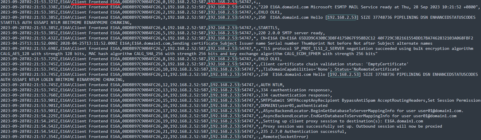 SMTP protocol 587 does not work correctly - Microsoft Q&A
