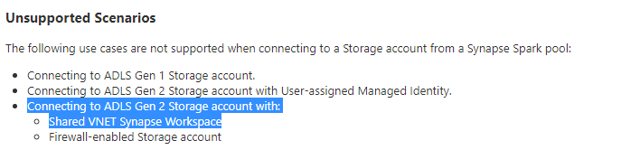 Synapase Analytics Spark Pool Cannot Access ADLS Gen2 Via Linked ...