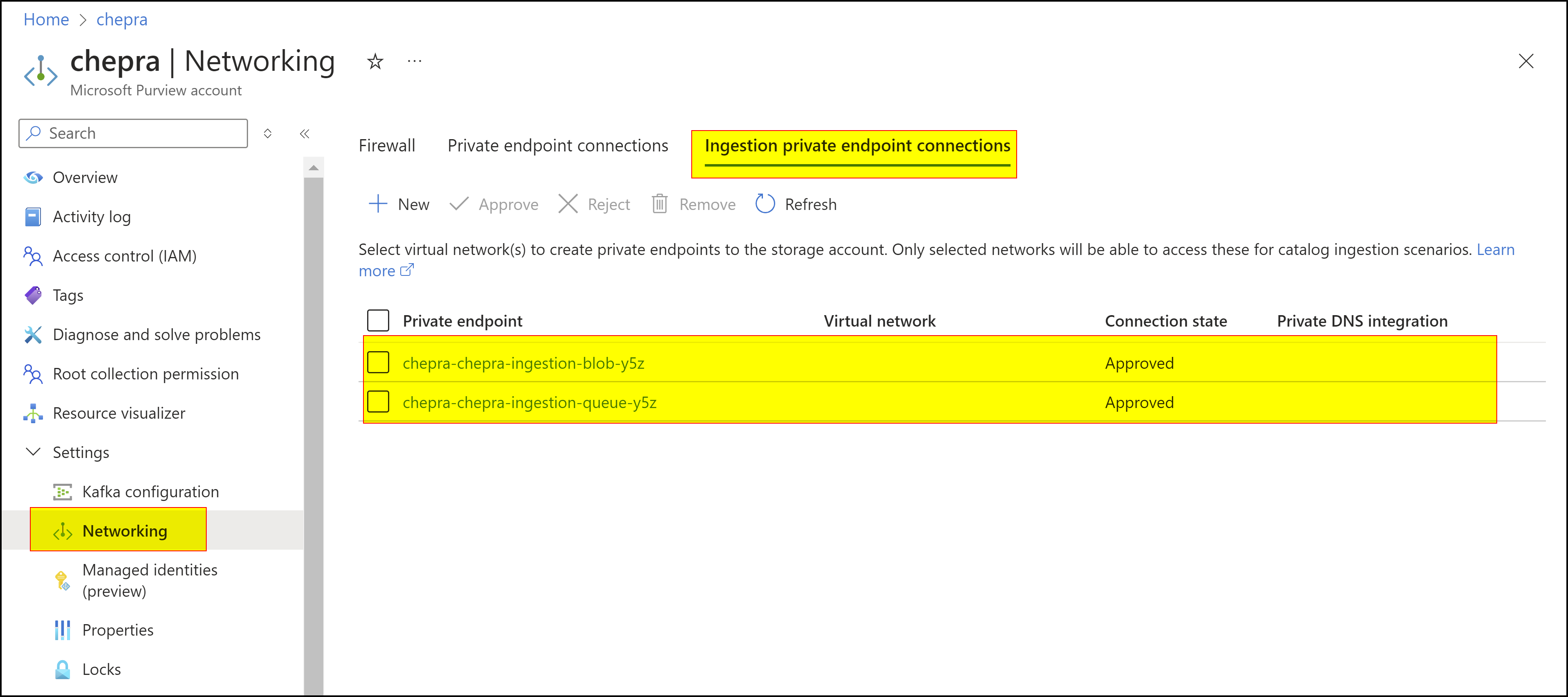 When Purview is created how to access Microsoft Purview ingestion storage? - Microsoft Q&A