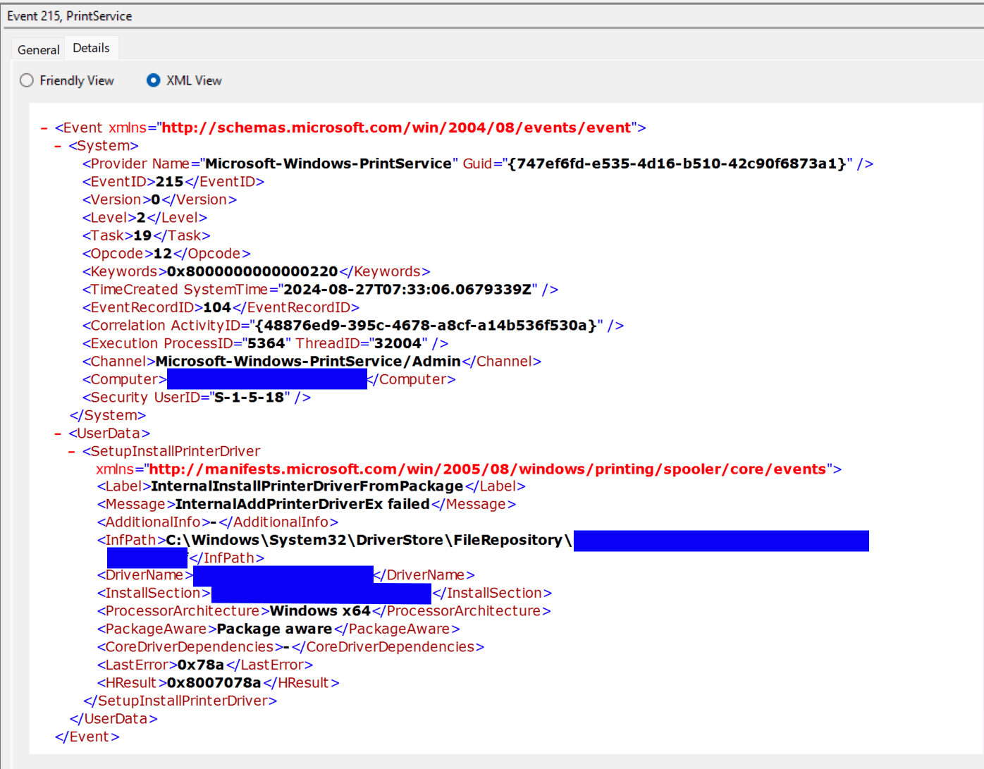 Kernel mode driver fails to install on Windows 11 23H2 - Microsoft Q&A