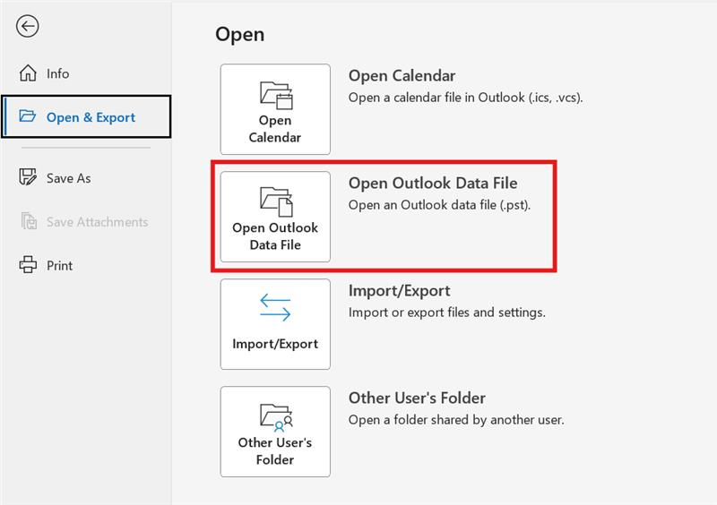 How to create a local Outlook Data File (.pst) - Microsoft Q&A