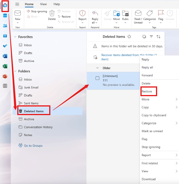 Recover deleted item from To Do List - Microsoft Q&A