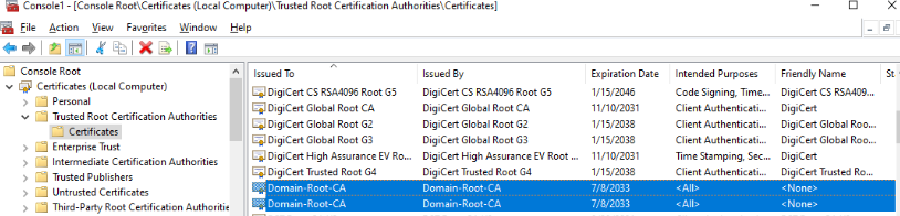 New root CA with same private key - Microsoft Q&A