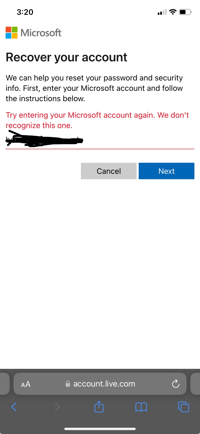 Email login issues - Microsoft Q&A