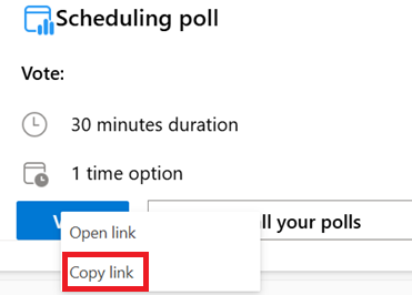 How can I respond to scheduling poll for another person's calendar as ...