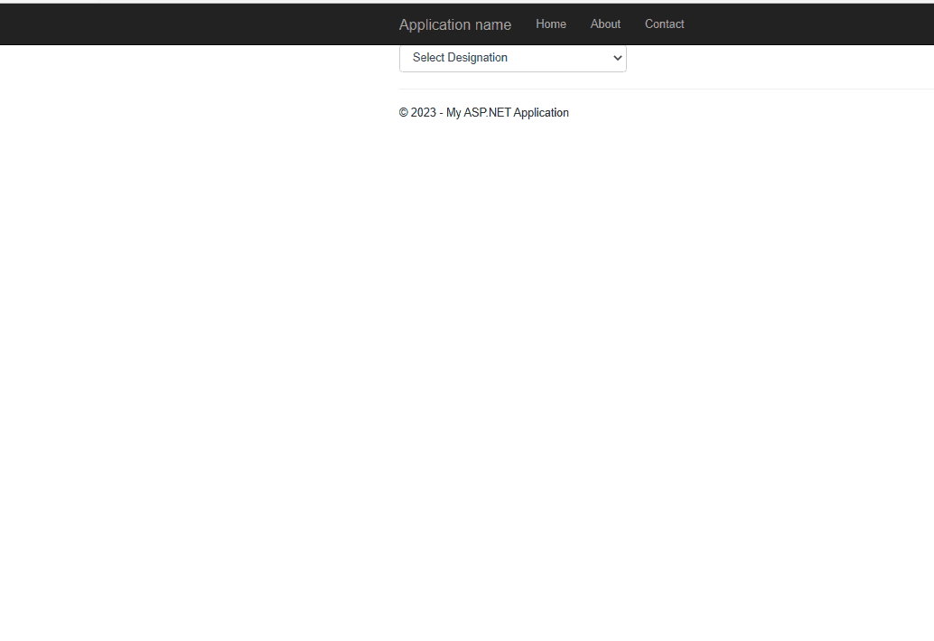 There is no ViewData item of type 'IEnumerable ' that has the key 'designid'. - Microsoft Q&A
