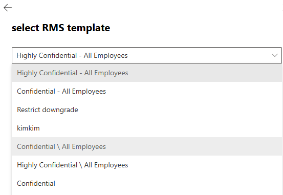 RMS Templates Not Syncing from Purview/AIP to Exchange Online ...