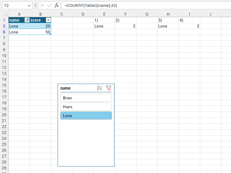 Slicer issue in combination with Dynamic array - Microsoft Q&A