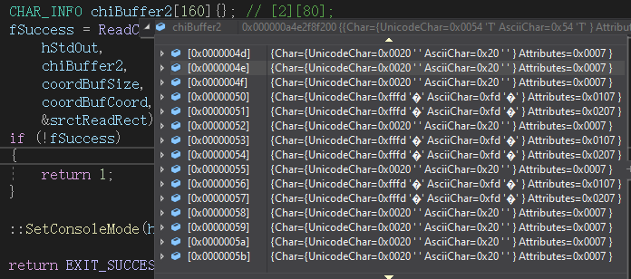 Bug in WIN32 API ReadConsoleW for UTF-16 surrogate pairs for echoed output ?! - Microsoft Q&A