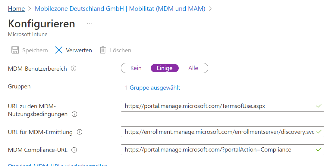 Can not activate the MDM user scope - Microsoft Q&A