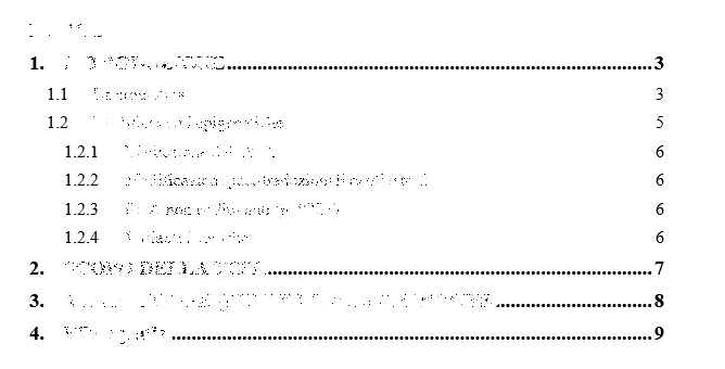 Table of contents, I can't set the tab leader to none - Microsoft Q&A