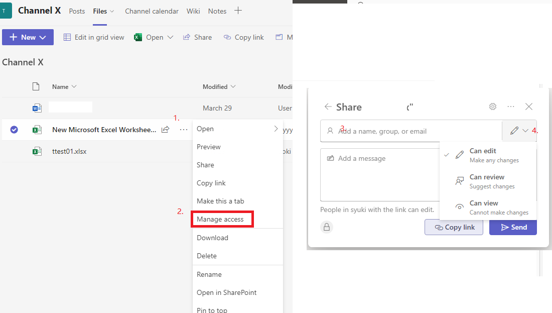 Teams send files - Microsoft Q&A