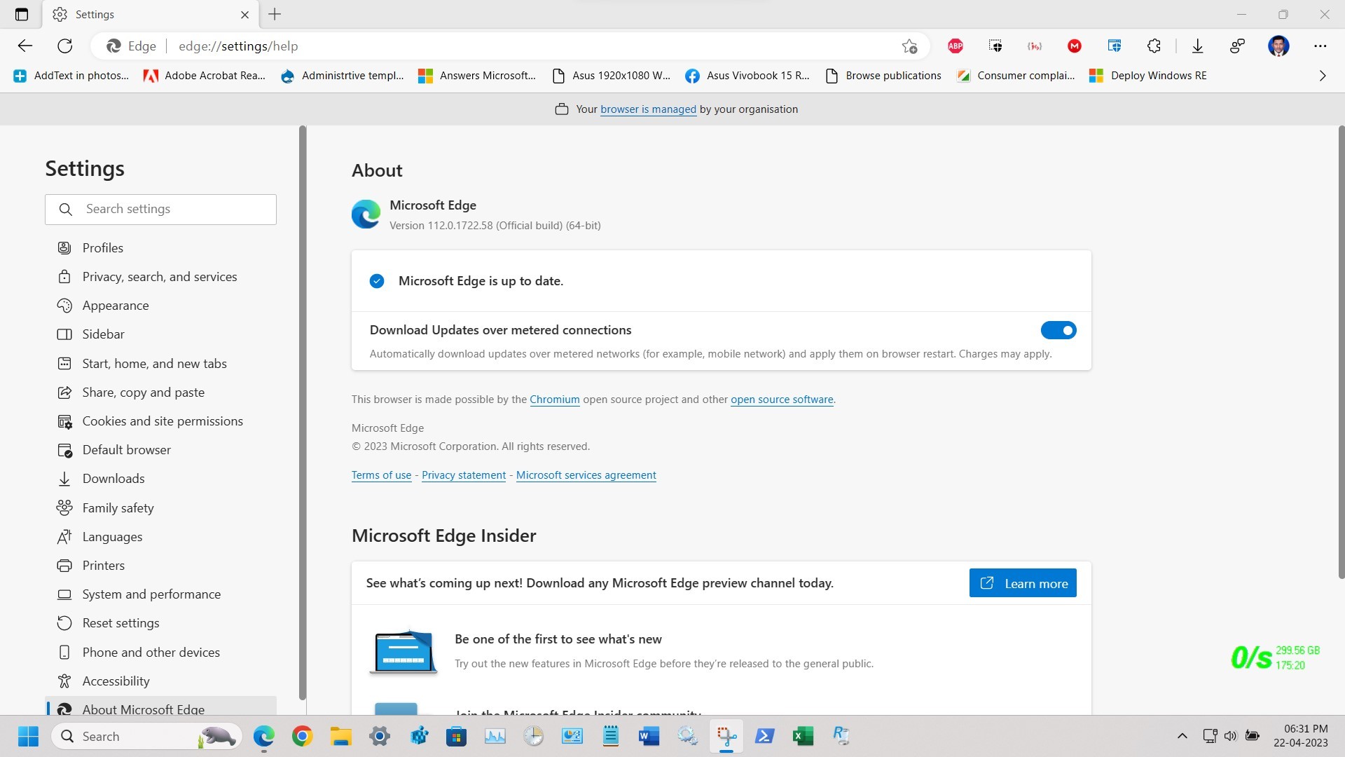 Microsoft Released Edge Chromium Based Browser version 112.0.1722.58 ...