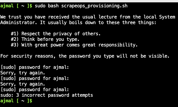 How to access the sudo password in a VM - Microsoft Q&A