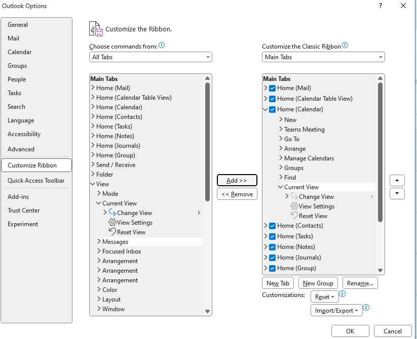 Put manually configured views as buttons into Outlook Classic Ribbon ... Put manually configured views as buttons into Outlook Classic Ribbon ...