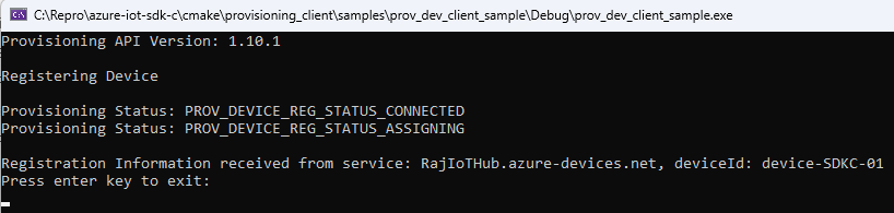 Azure Device provision service not connecting with latest 2023 SDK ...