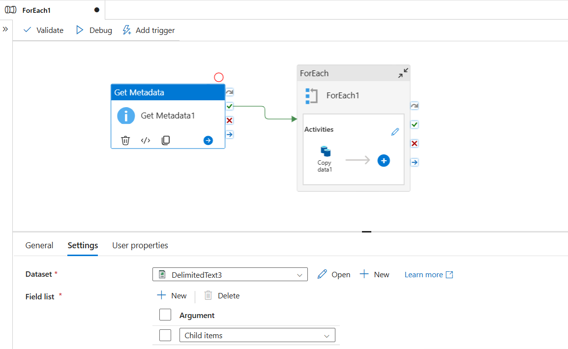 For Each Activity to process CSV Files - Microsoft Q&A