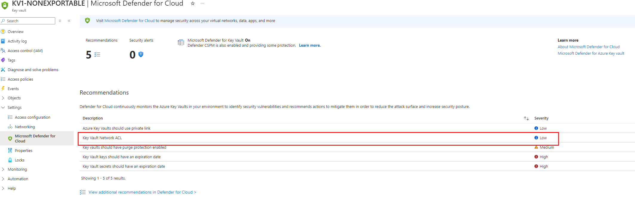 Custom recommendation I created doesn't get triggered as a recommendation in defender for cloud ...