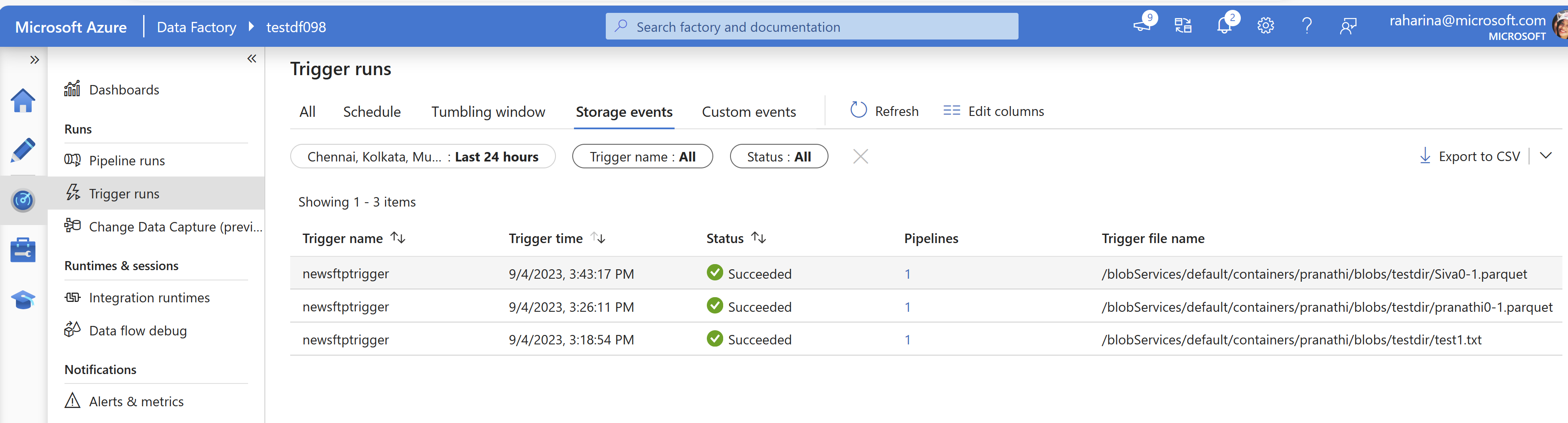 Azure Blob Storage Trigger Doesnt Work Microsoft Qanda 