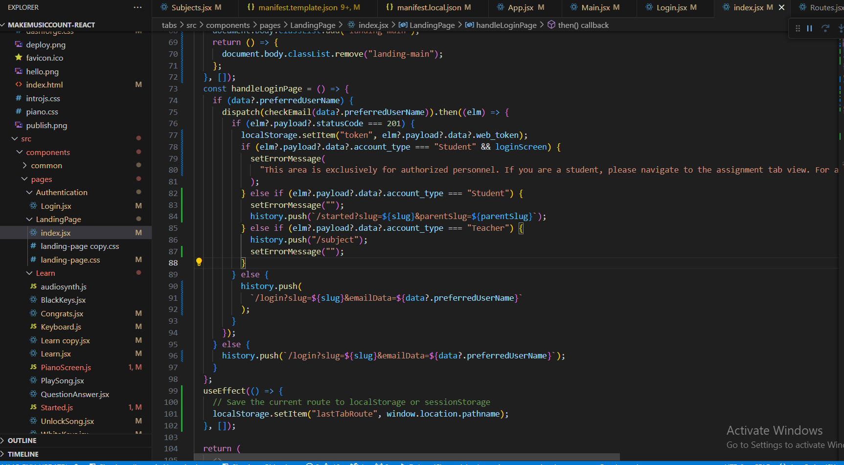 tab navigation is not working in my teams tab application - Microsoft Q&A
