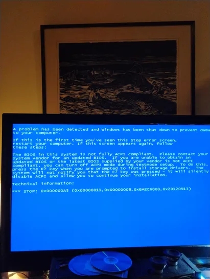 Blue screen windows home server - Microsoft Q&A