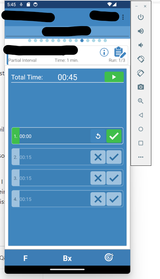 How do I fix an issue with content not showing inside of a carousel view item after a swipe ...