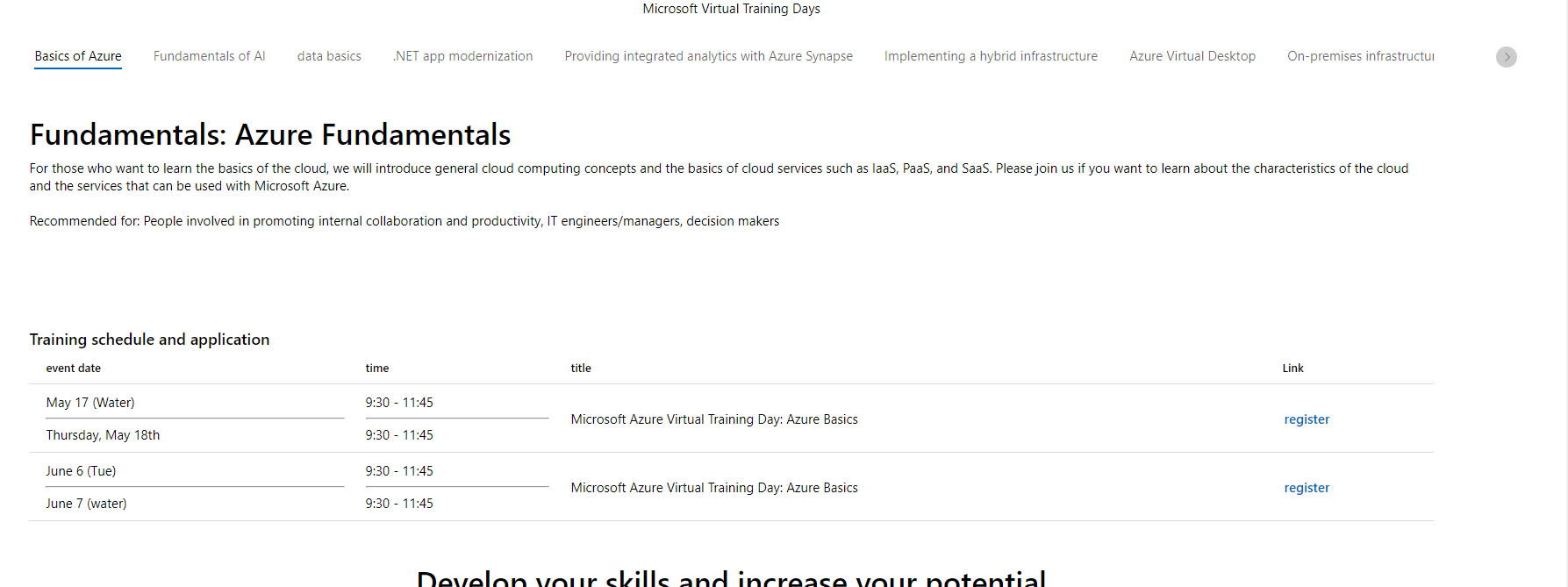 Microsoft Azure Free Training Fundamentals: No Date for Azure ...