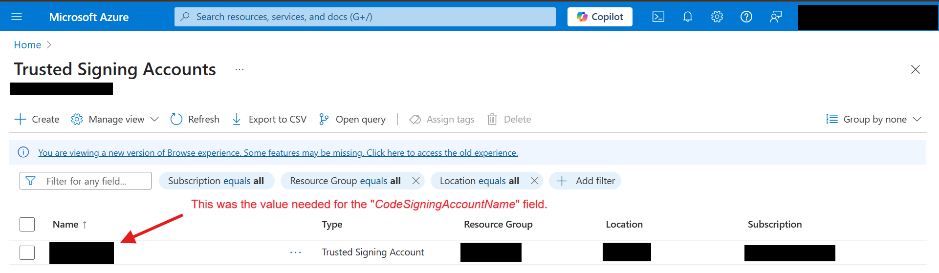 Signtool + Azure Trusted Signing fails with Status: 403 (Forbidden) and -2147467259/0x80004005 ...