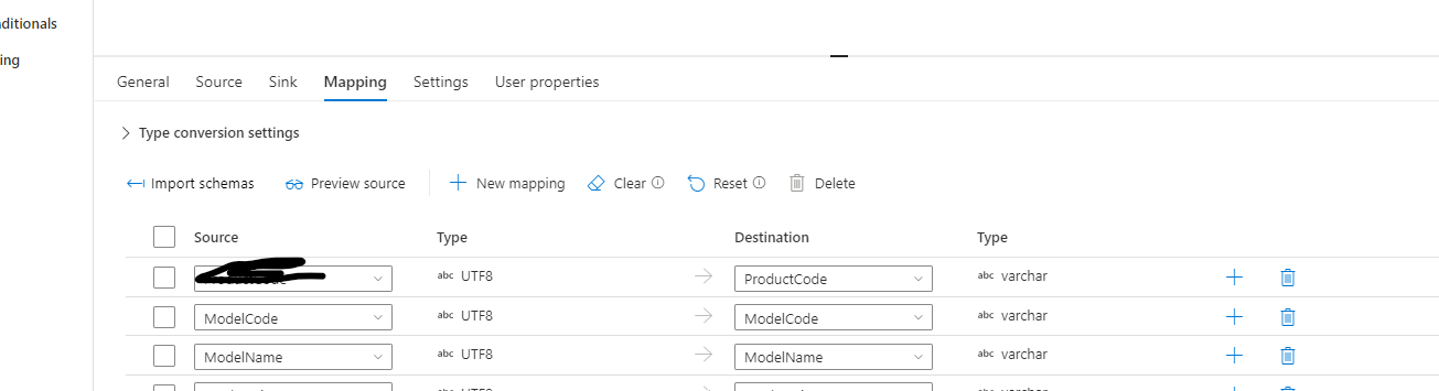 primarky key column in target table adf - Microsoft Q&A