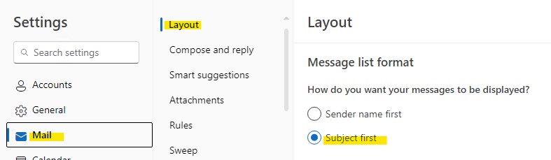 Arranging emails in Outlook 2021 - Microsoft Q&A