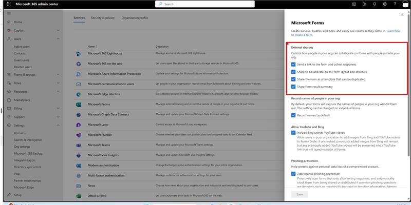 Unable to add email to microsoft forms - Microsoft Q&A