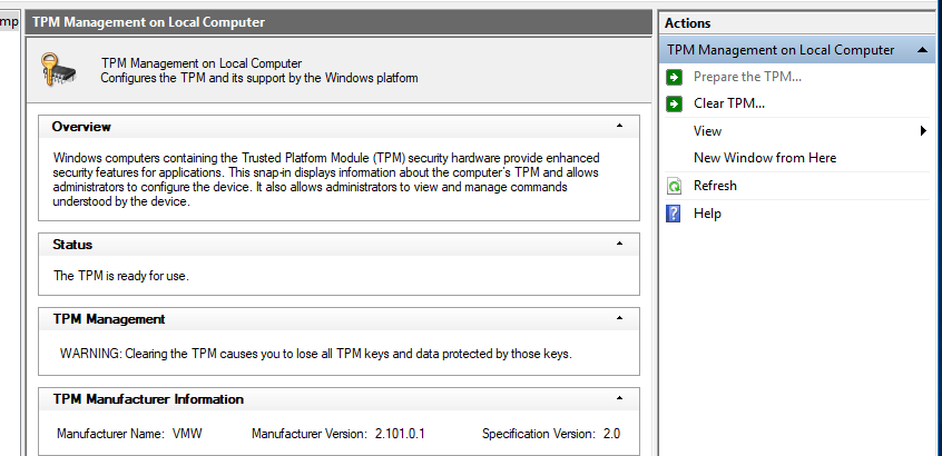 Missing TBS Service - Microsoft Q&A