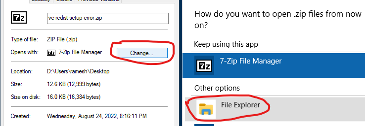 When I try to download zip files it doesn't download as zip files, how ...