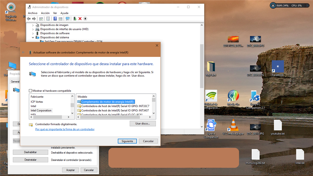 Intel (R) Management Engine Interface tiene un problema con el ...