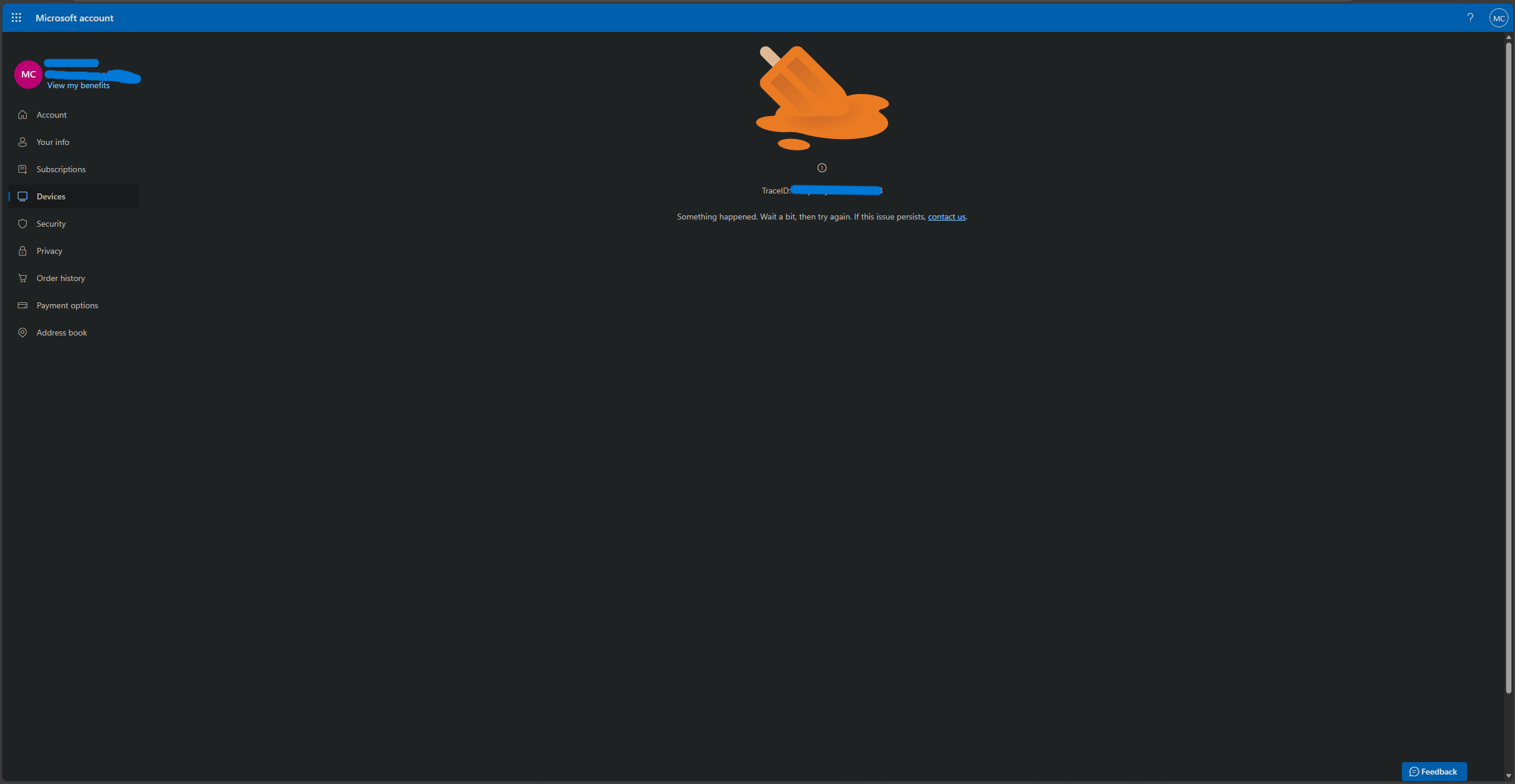 I cannot remove device in my account. - Microsoft Q&A