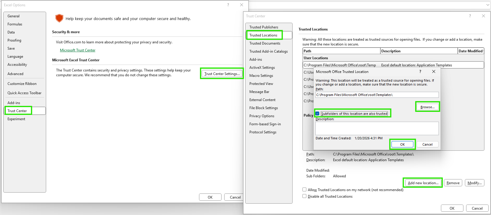 how to unlock untrusted source macro - Microsoft Q&A