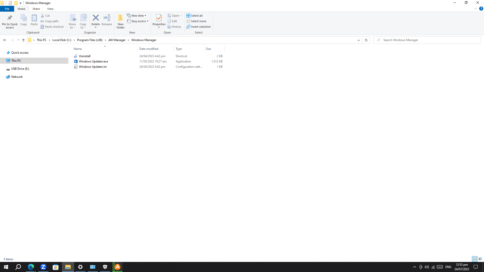 Is C:\Program Files (x86)\AW Manager\Windows Manager Folder a virus ...
