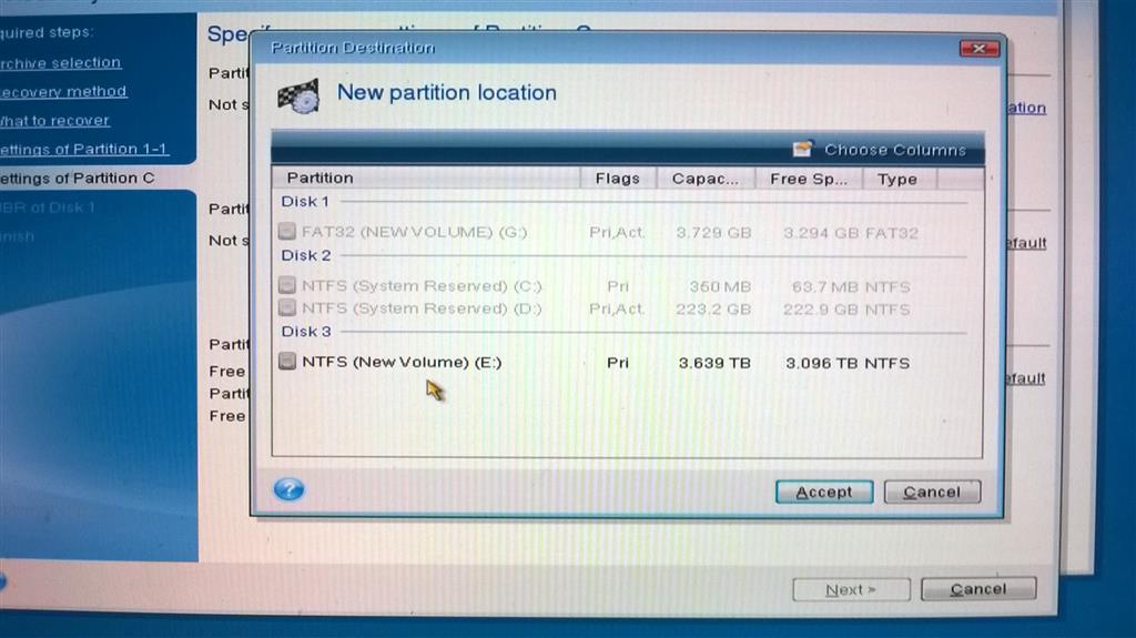 Acronis partitions recovery - Microsoft Q&A