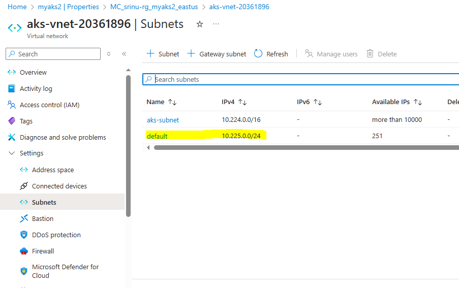 AKS cluster with single nodepool of availability_set but currently ipshortage in subnet, Is it ...