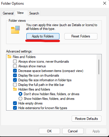 Storing View Preferences for File Explorer - Microsoft Q&A