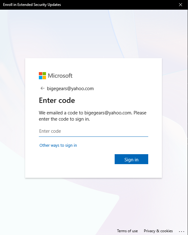 How to prevent the enroll in extended security updates for windows 10 ...