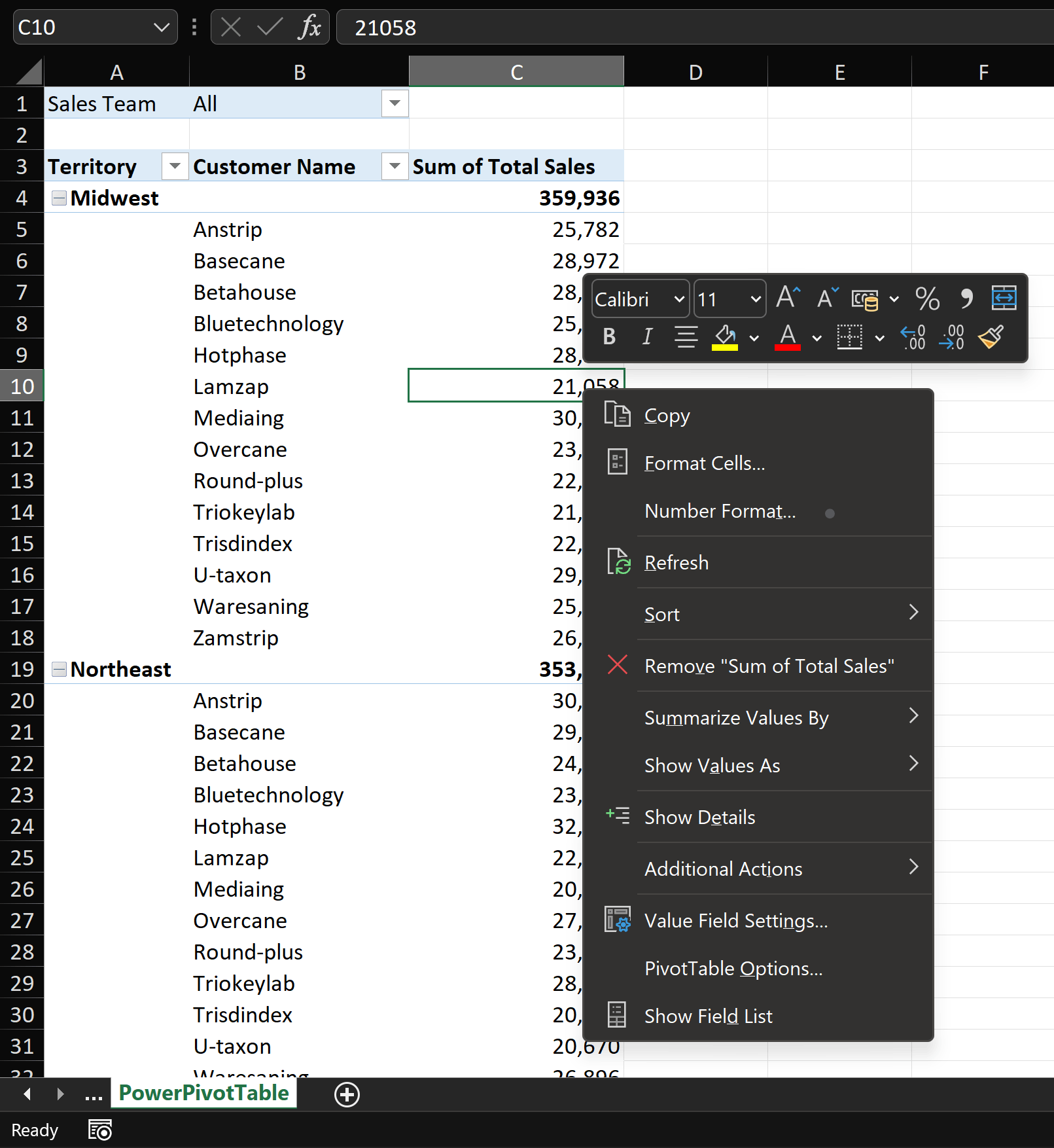 Quick Explore Tool in Excel - Microsoft Q&A