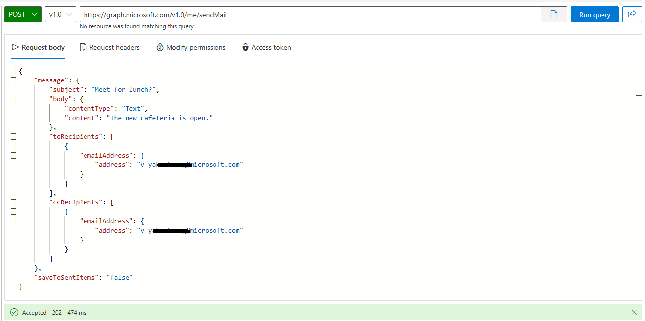 Email that is sent using Microsoft Graph REST APIs shows a different ... Email that is sent using Microsoft Graph REST APIs shows a different ...