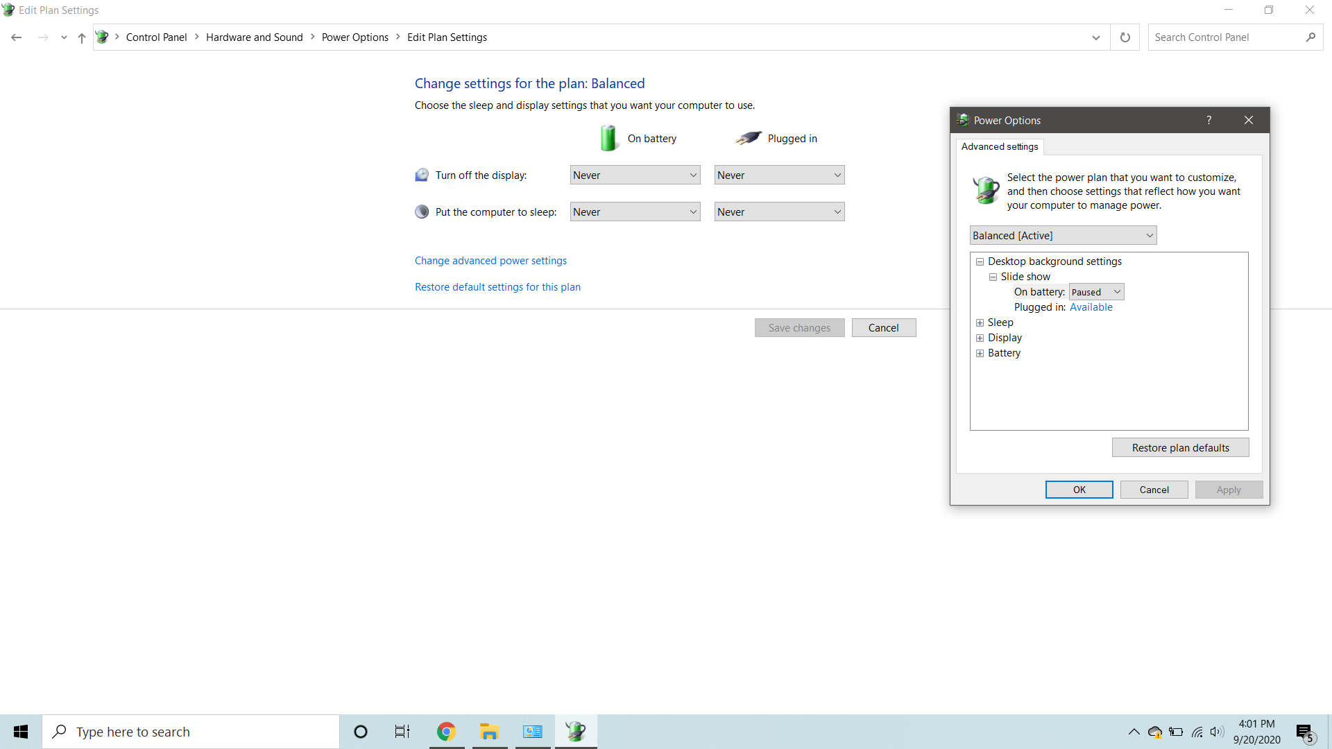 Windows 10 Lacking Power Options: Only Balanced available - Microsoft Q&A